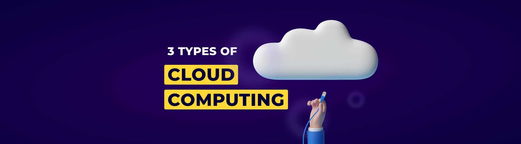 Three types of cloud computing and their benefits | MCRO